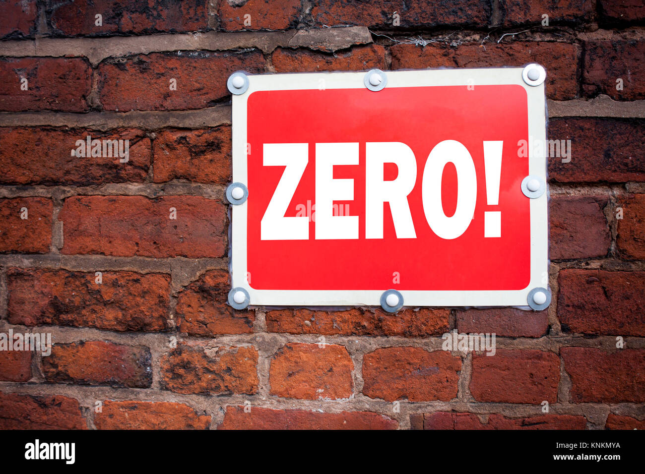 Hand writing text caption inspiration showing Zero concept meaning Zero ...