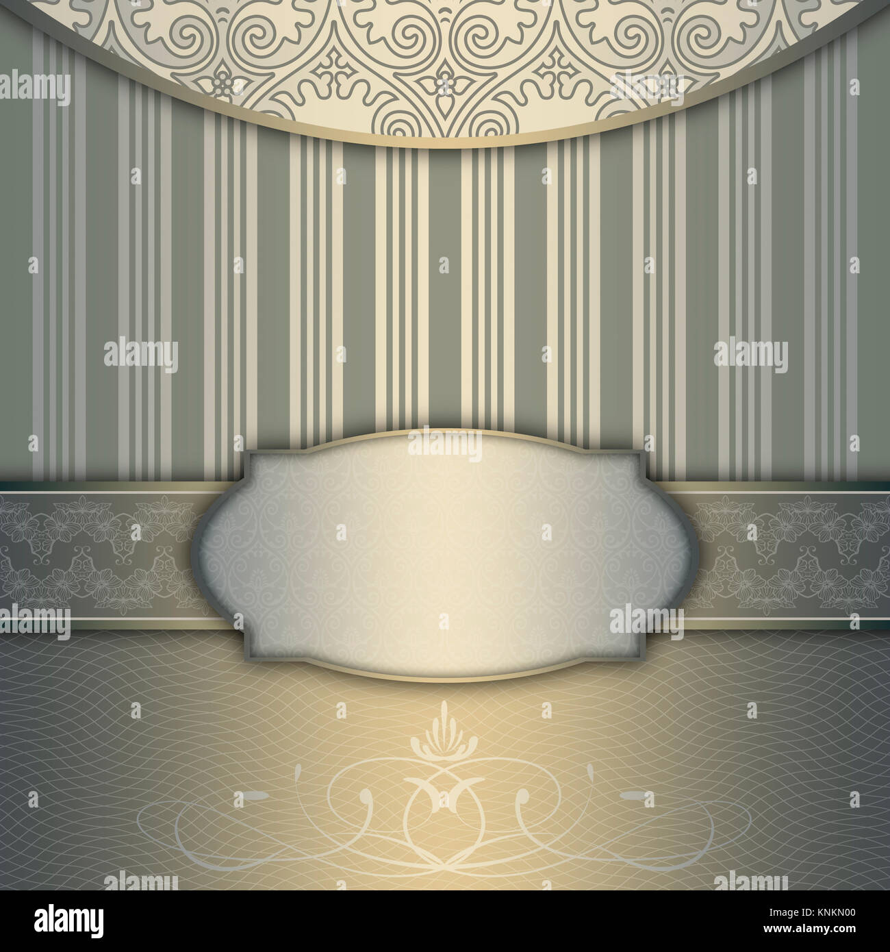 Vintage background with decorative border,frame and old-fashioned ...