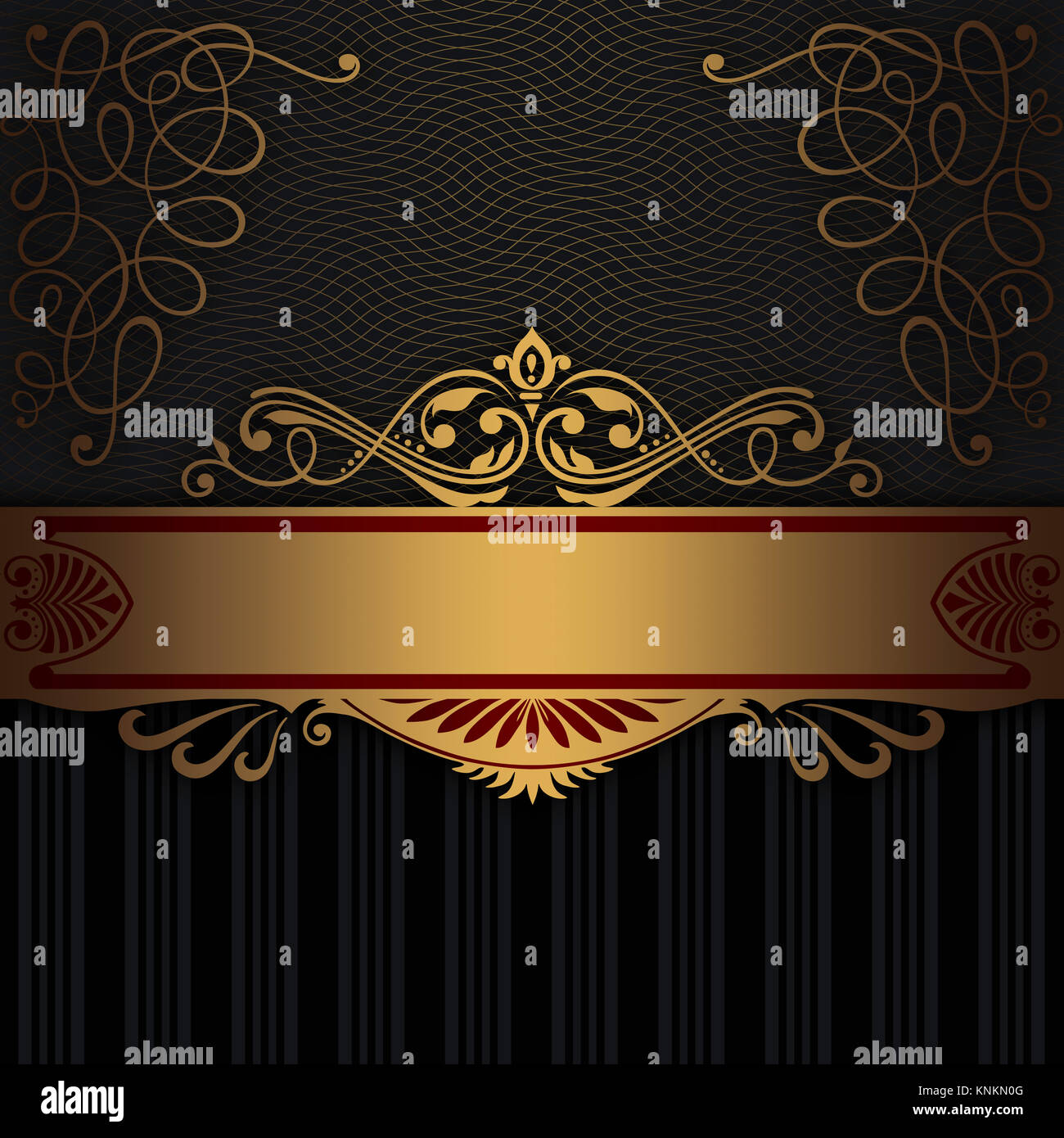 Black Gold Vintage Wallpaper