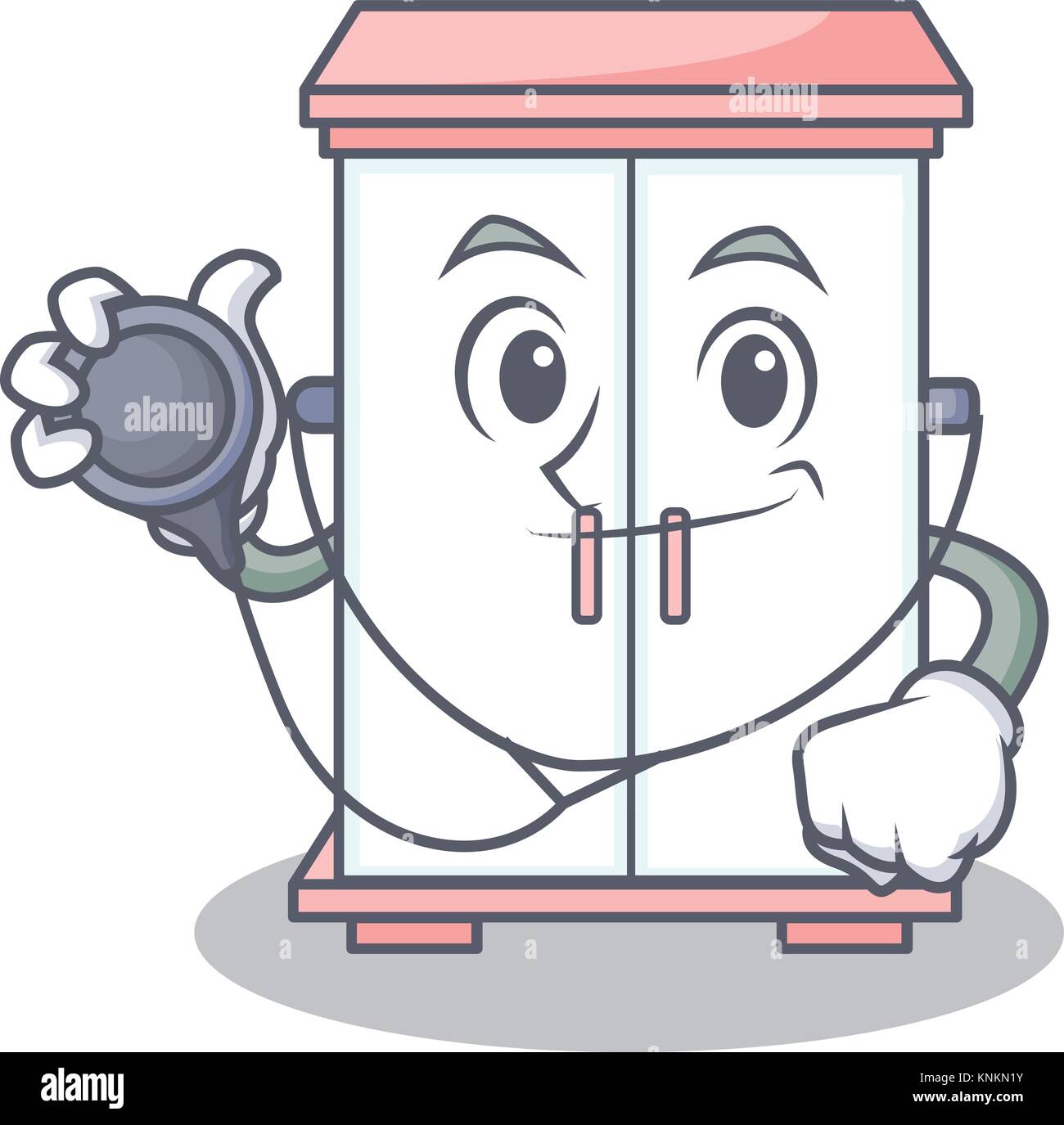 Doctor cabinet character cartoon style Stock Vector Image & Art - Alamy