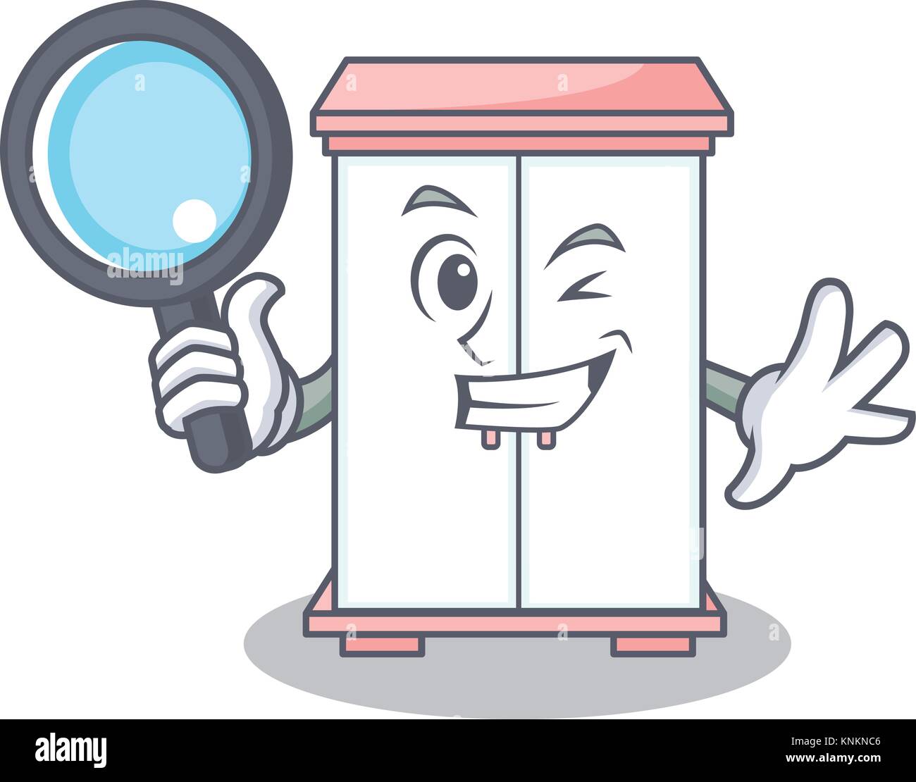 Detective cabinet character cartoon style Stock Vector Image & Art - Alamy