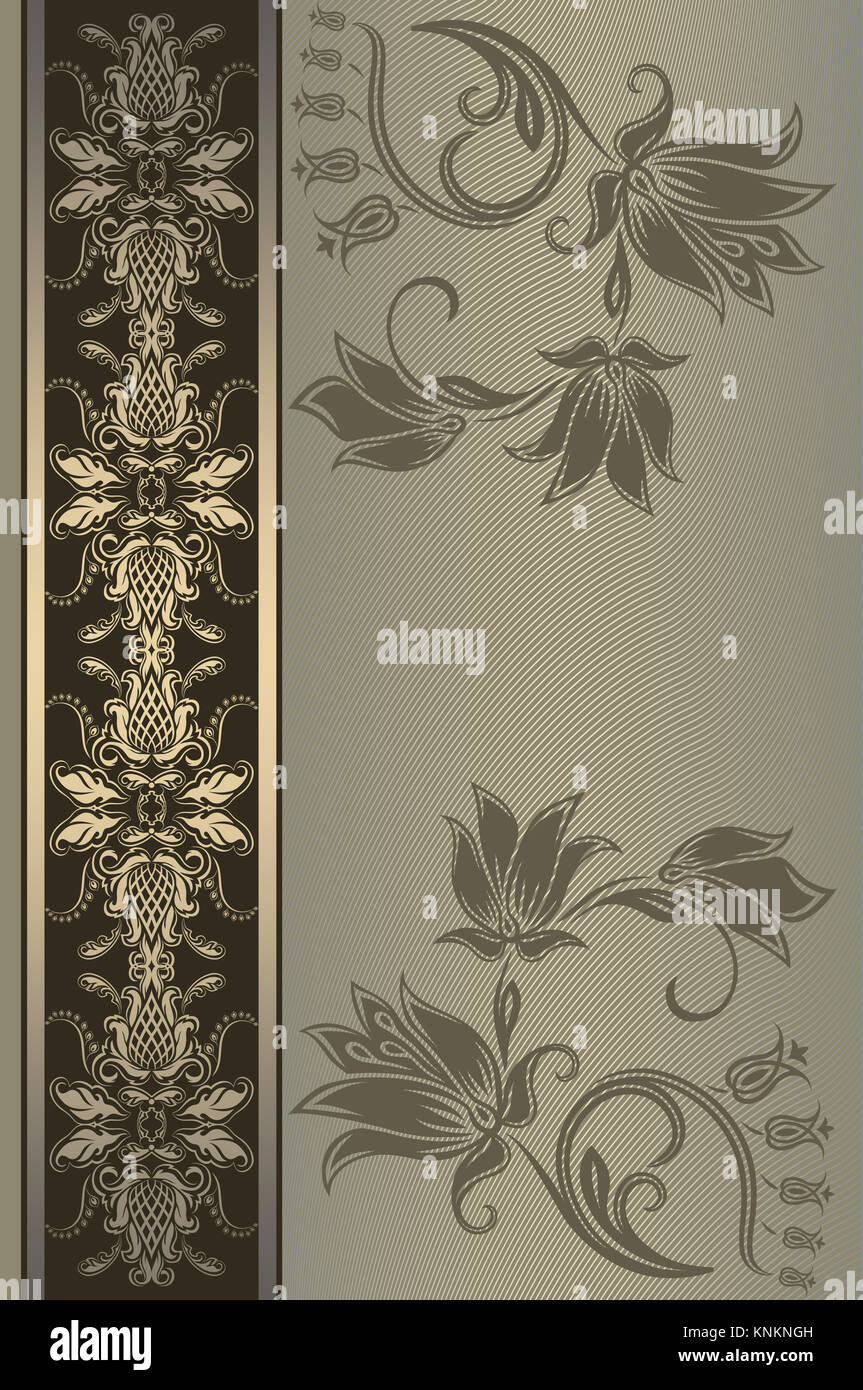 Decorative border book cover hi-res stock photography and images - Alamy