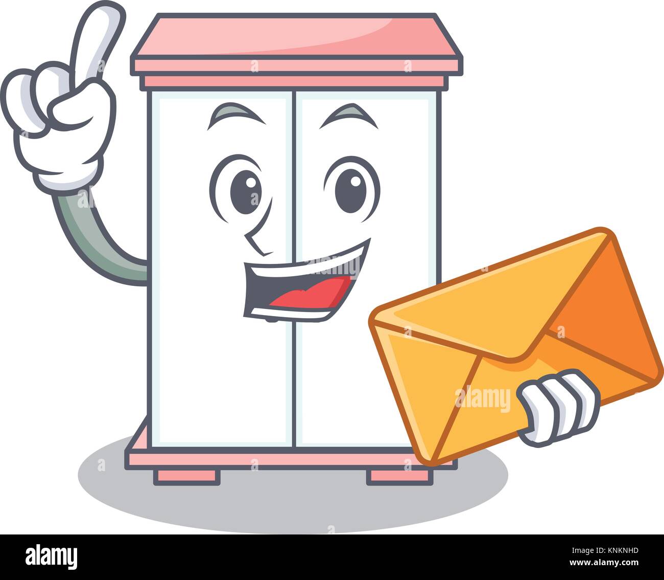 With envelope cabinet character cartoon style Stock Vector Image & Art ...