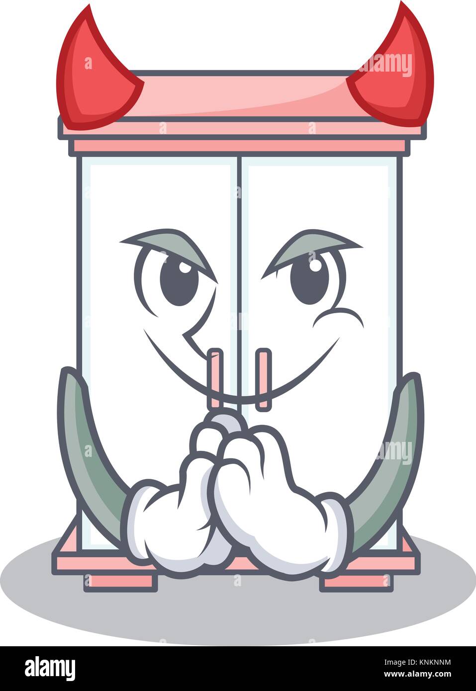 Devil cabinet character cartoon style Stock Vector Image & Art - Alamy