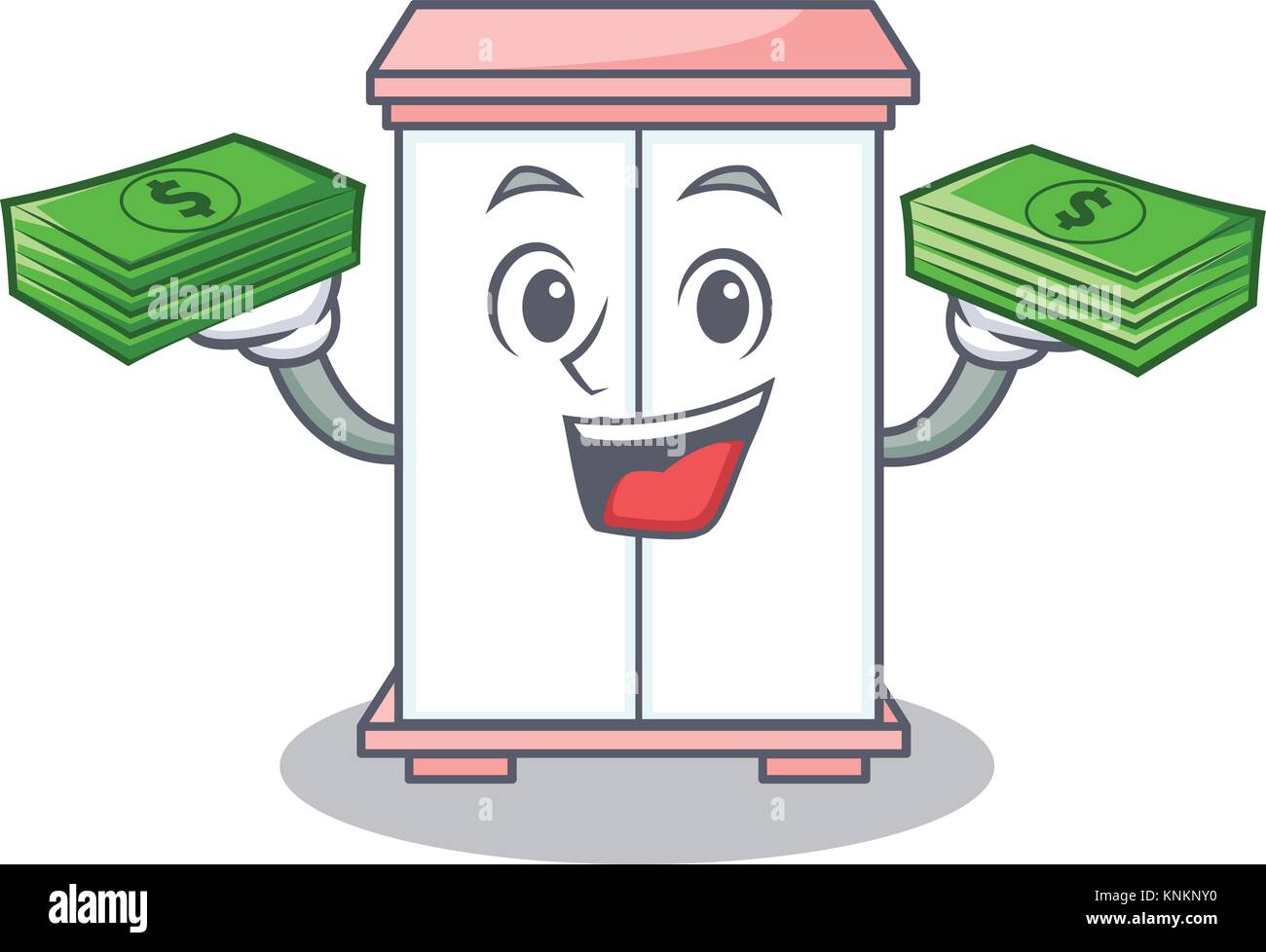 With money cabinet character cartoon style Stock Vector Image & Art - Alamy