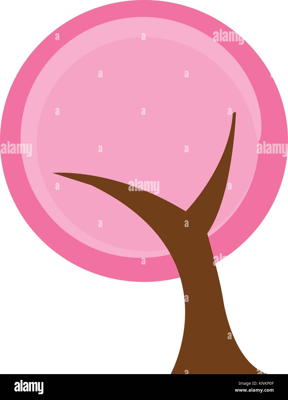 Abstract cute tree Stock Vector Image & Art - Alamy