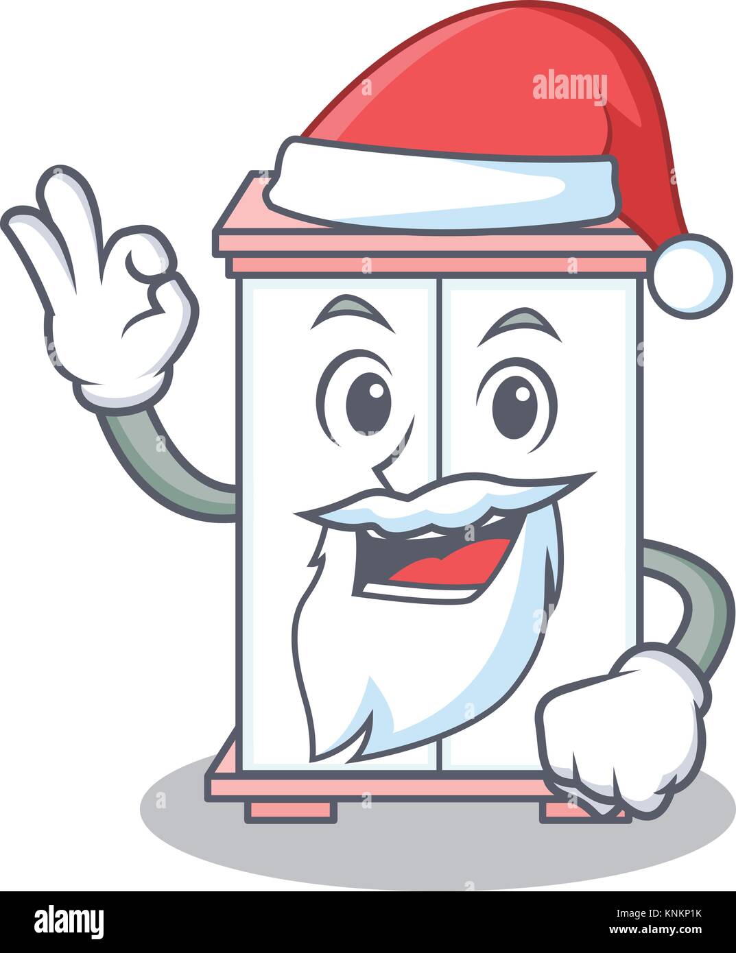 Santa chest character cartoon hi-res stock photography and images - Alamy