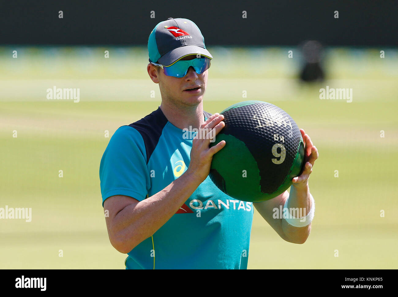 Australia's Steve Smith during a nets session at the WACA Ground, Perth ...