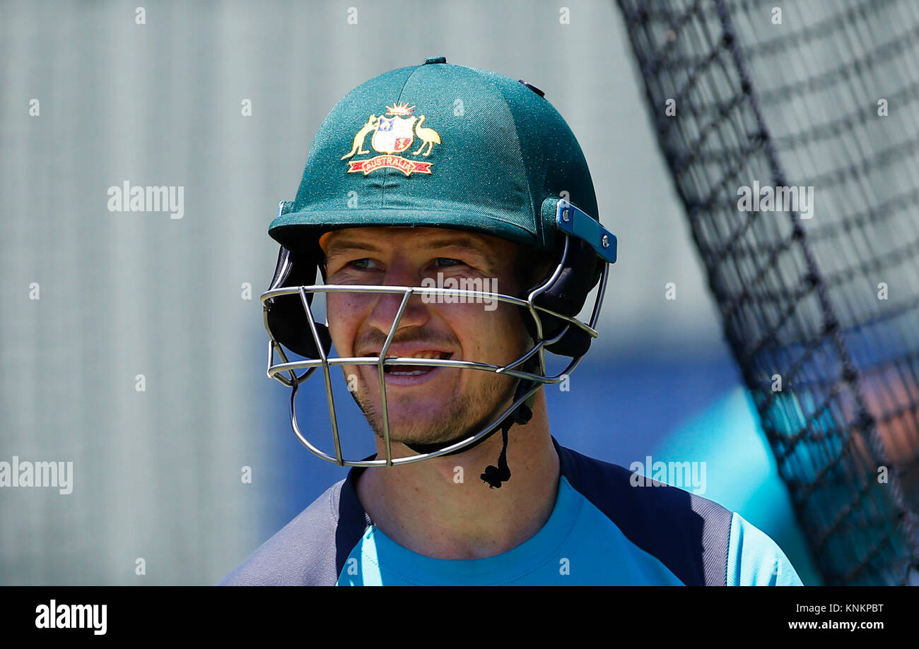 Australia's Cameron Bancroft during a nets session at the WACA Ground ...