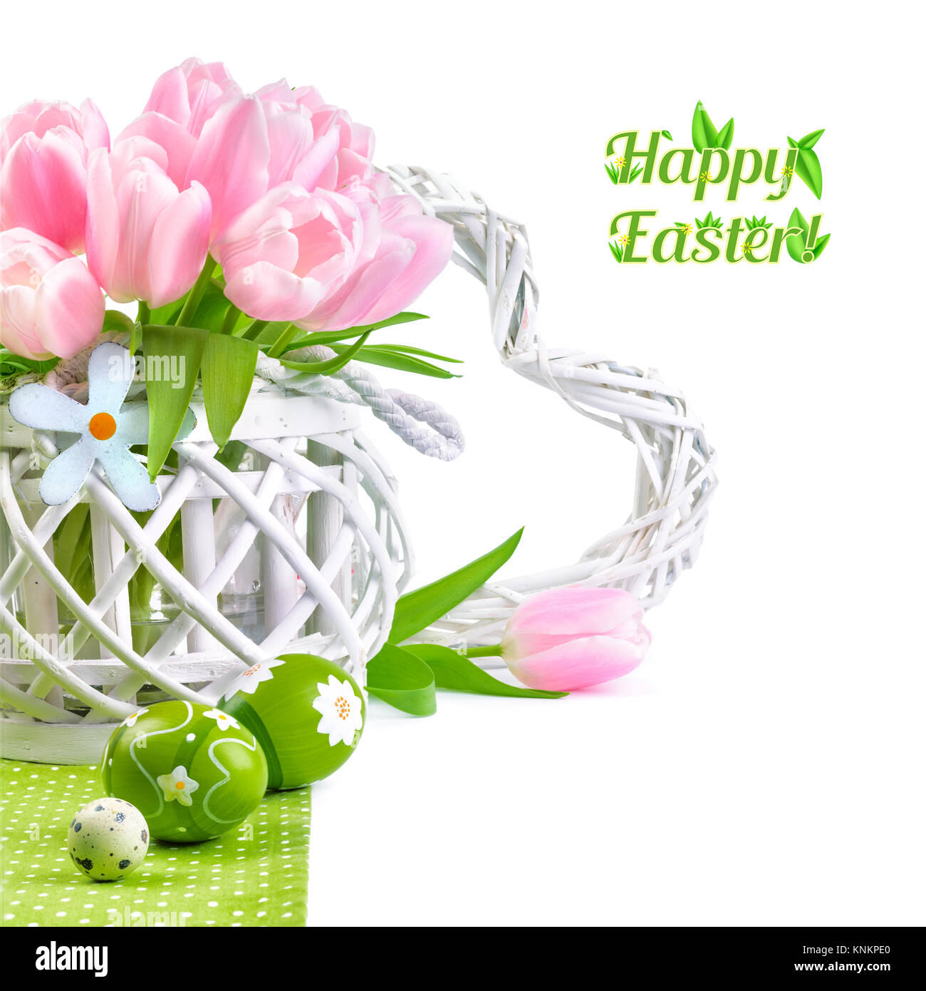 Corner border easter flower hi-res stock photography and images - Alamy