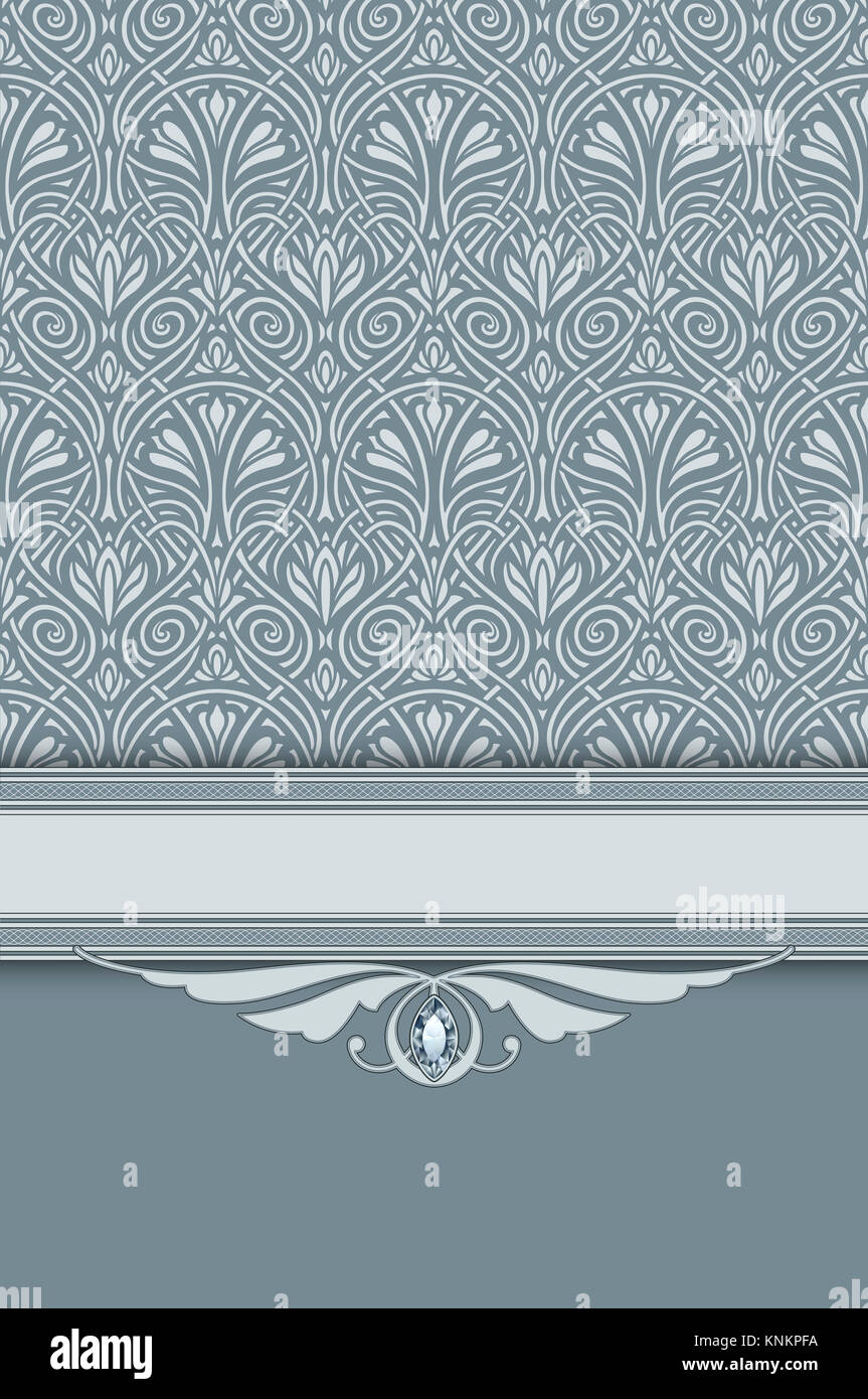 Decorative vintage background with elegant border,old-fashioned ...