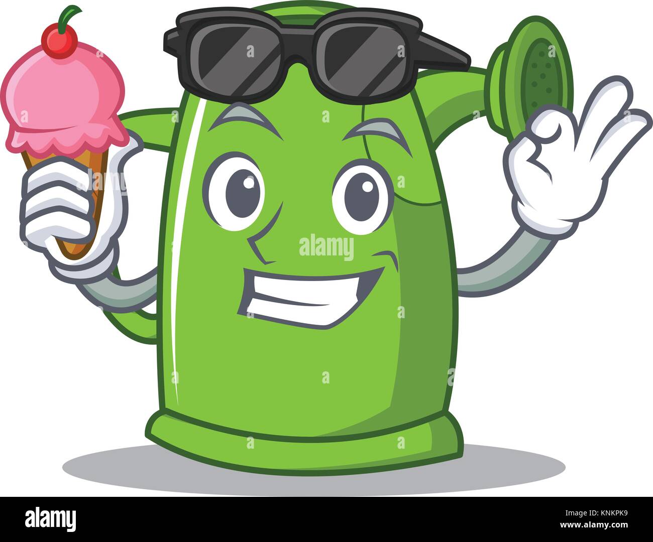 With ice cream watering can character cartoon Stock Vector Image & Art ...