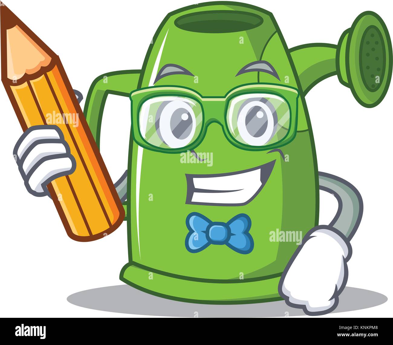 Student watering can character cartoon Stock Vector Image & Art - Alamy