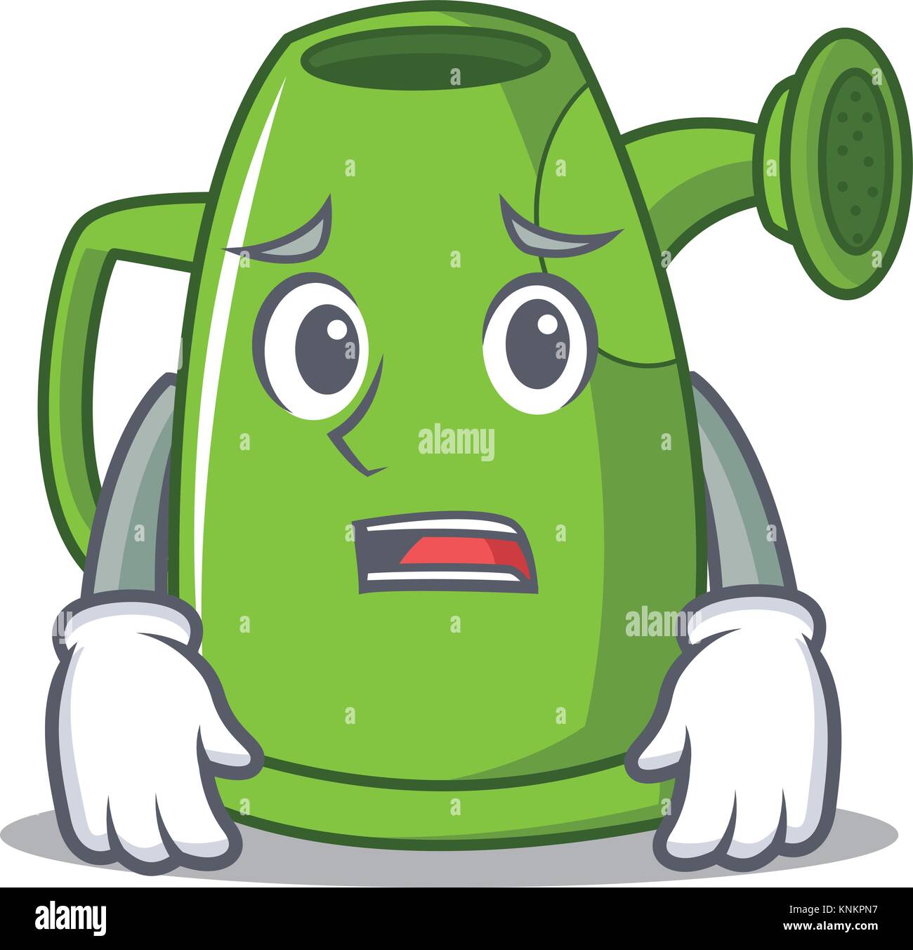 Afraid watering can character cartoon Stock Vector Image & Art - Alamy