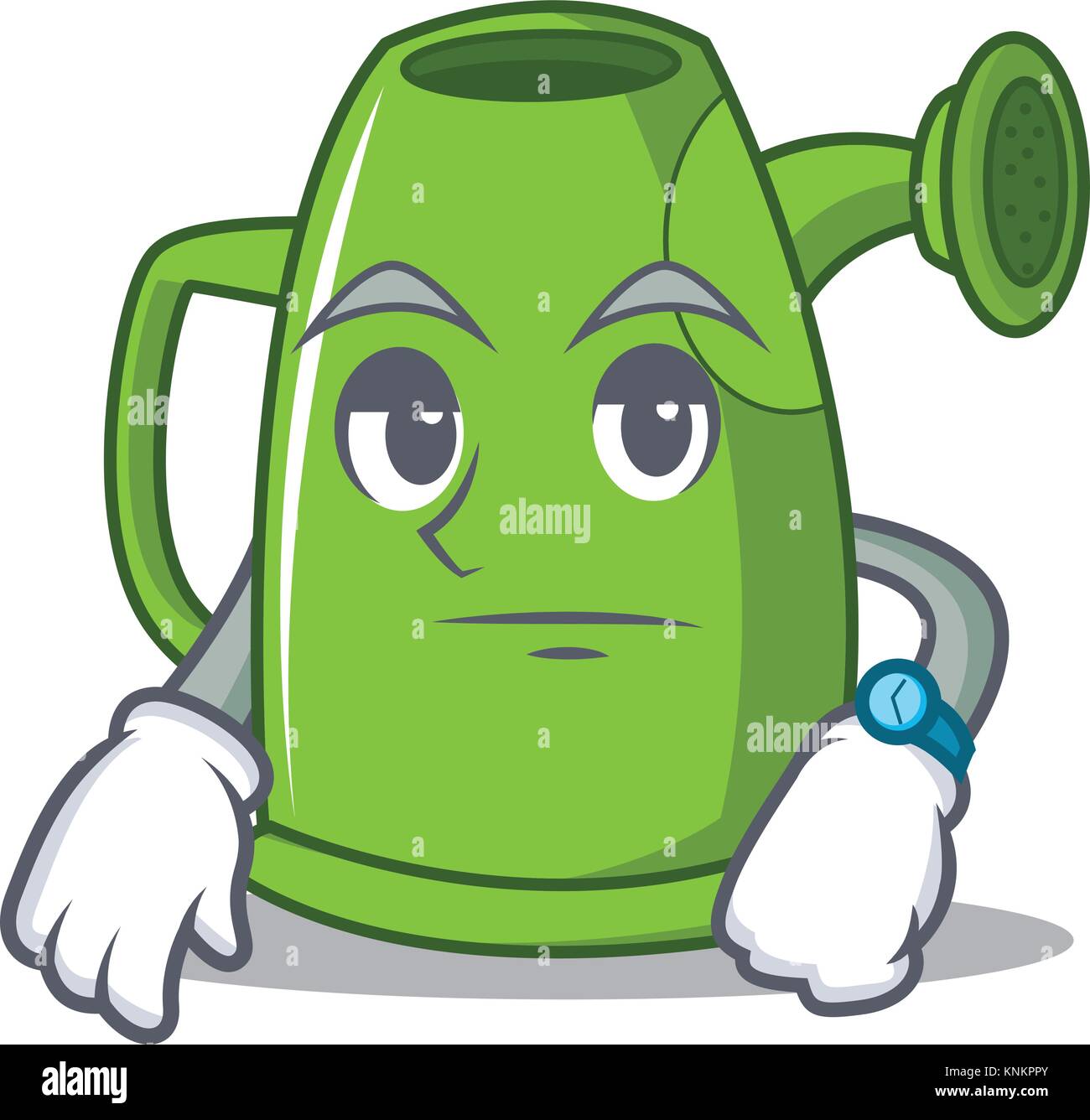 Waiting watering can character cartoon Stock Vector Image & Art - Alamy