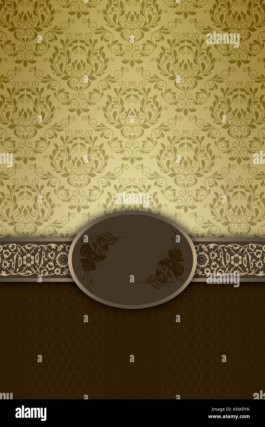 Vintage background with old-fashioned patterns,ornament and decorative ...