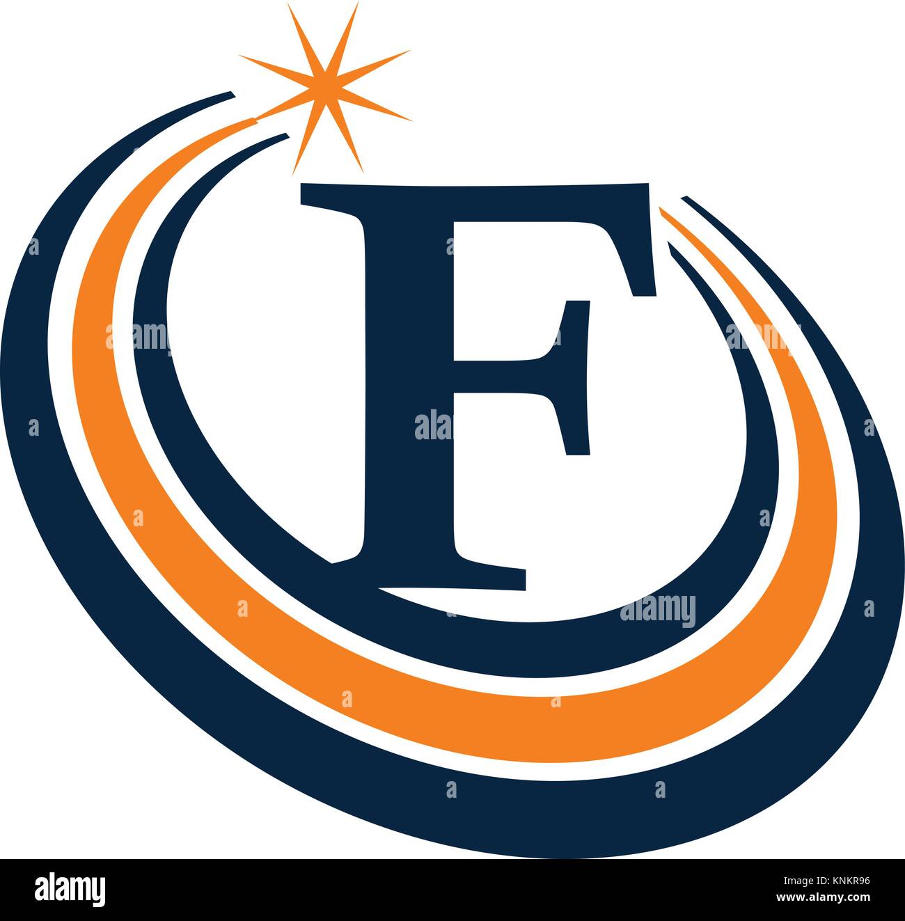 Modern Solution Letter F Stock Vector Image & Art - Alamy