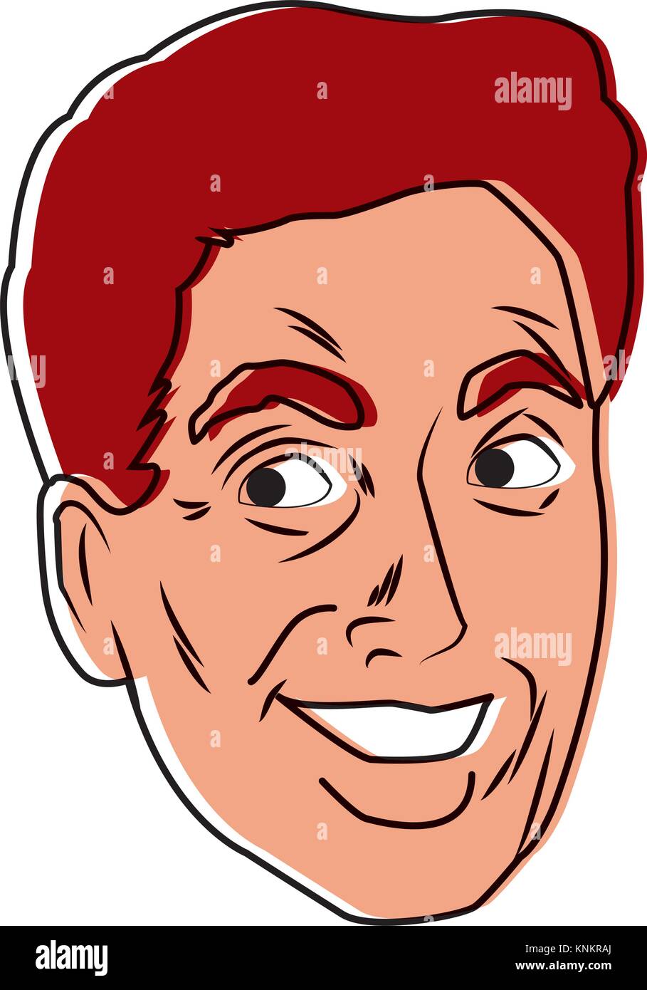 Man face pop art cartoon Stock Vector Image & Art - Alamy
