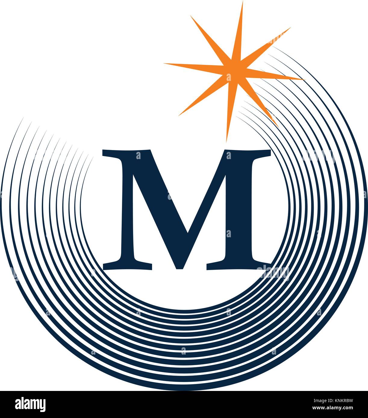 Modern Solution Letter M Stock Vector Image & Art - Alamy