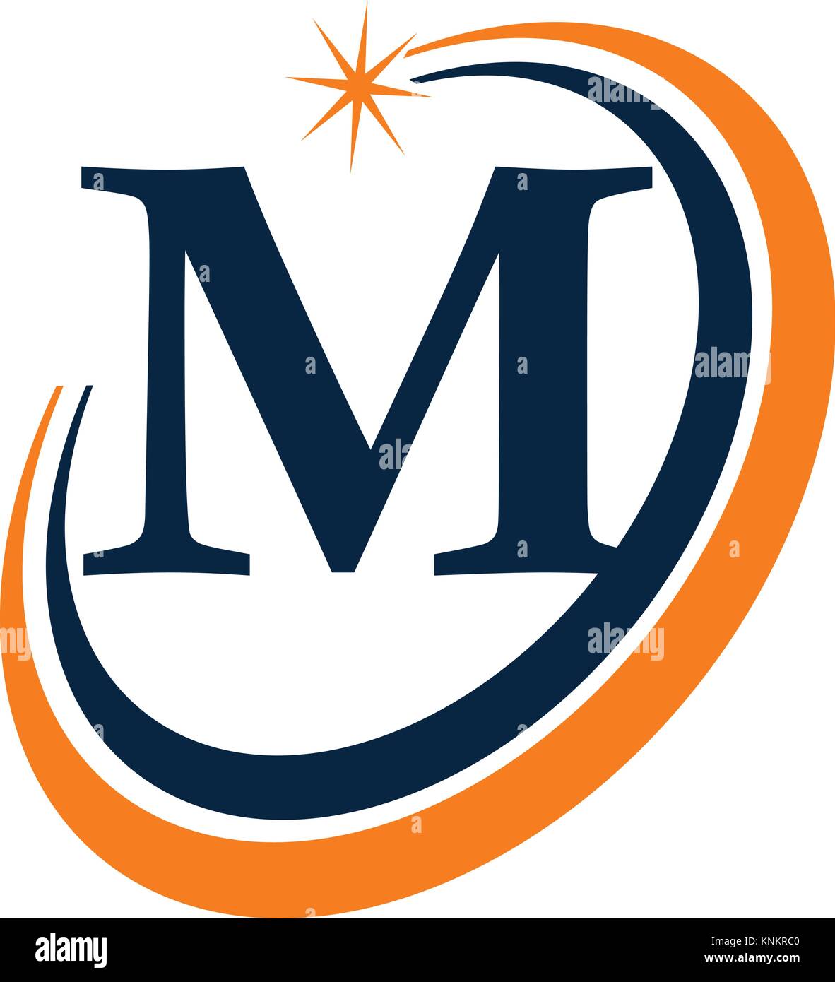 Modern Solution Letter M Stock Vector Image & Art - Alamy