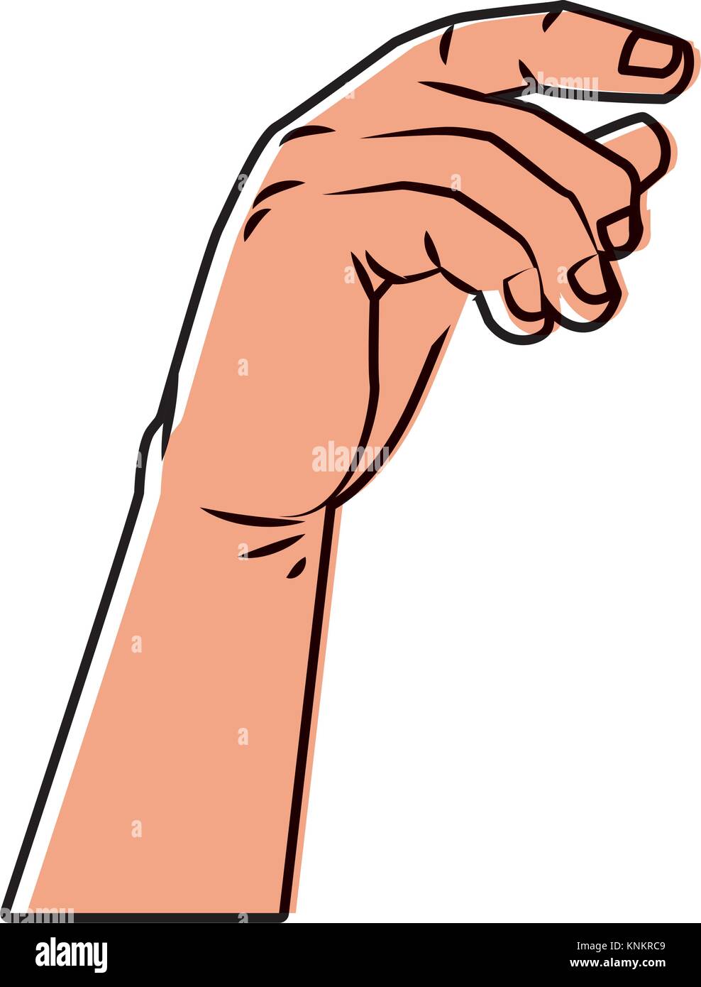 Hand symbol cartoon Stock Vector Image & Art - Alamy