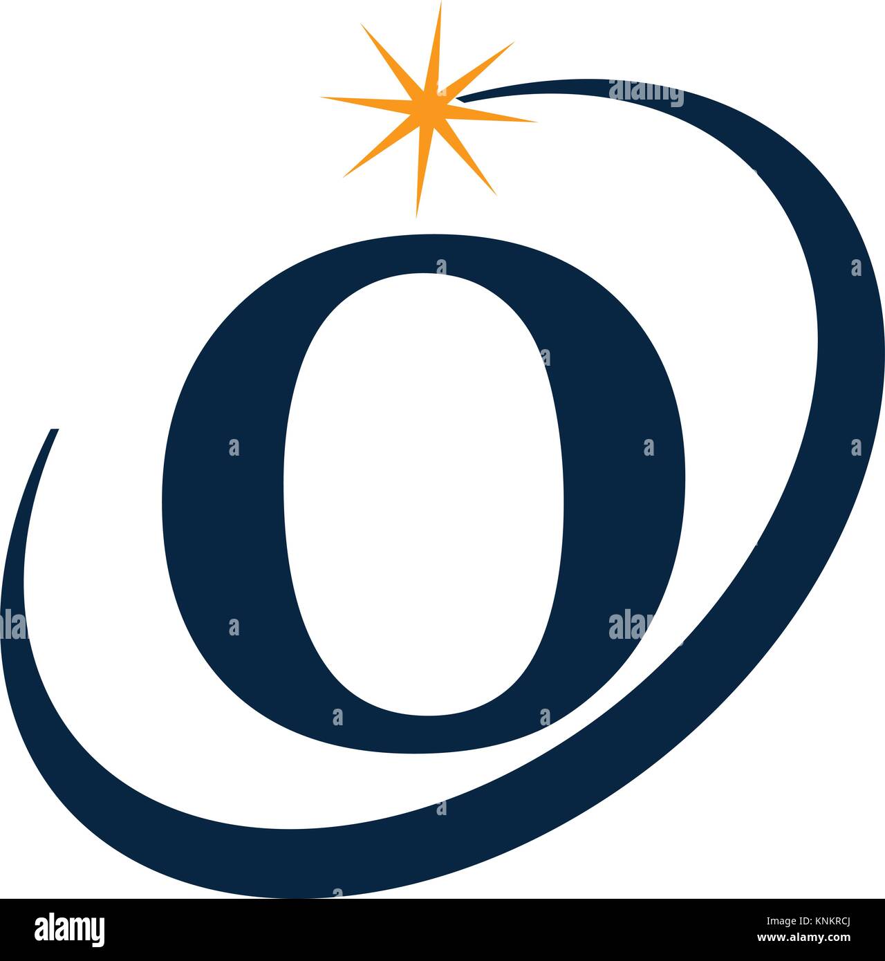 Modern Solution Letter O Stock Vector Image & Art - Alamy