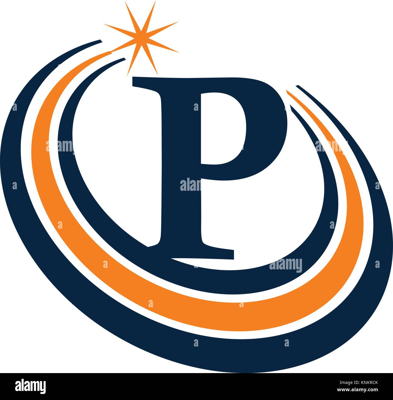 Modern Solution Letter P Stock Vector Image & Art - Alamy