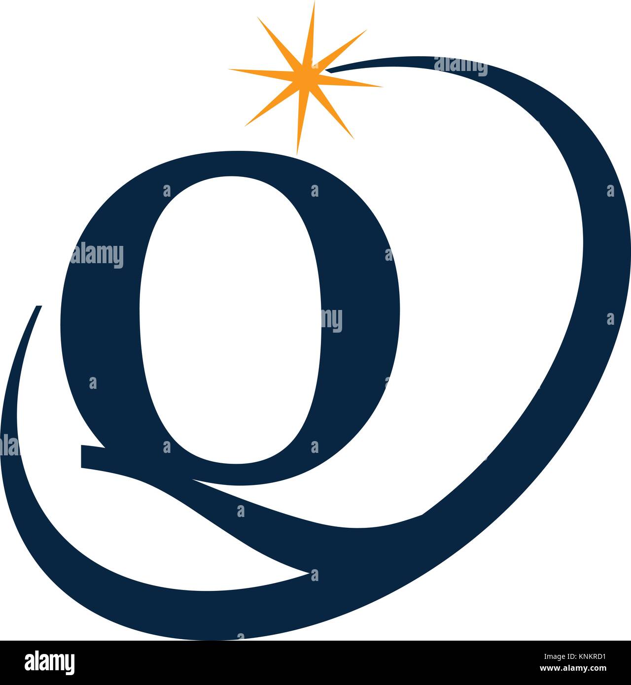 Modern Solution Letter Q Stock Vector Image & Art - Alamy