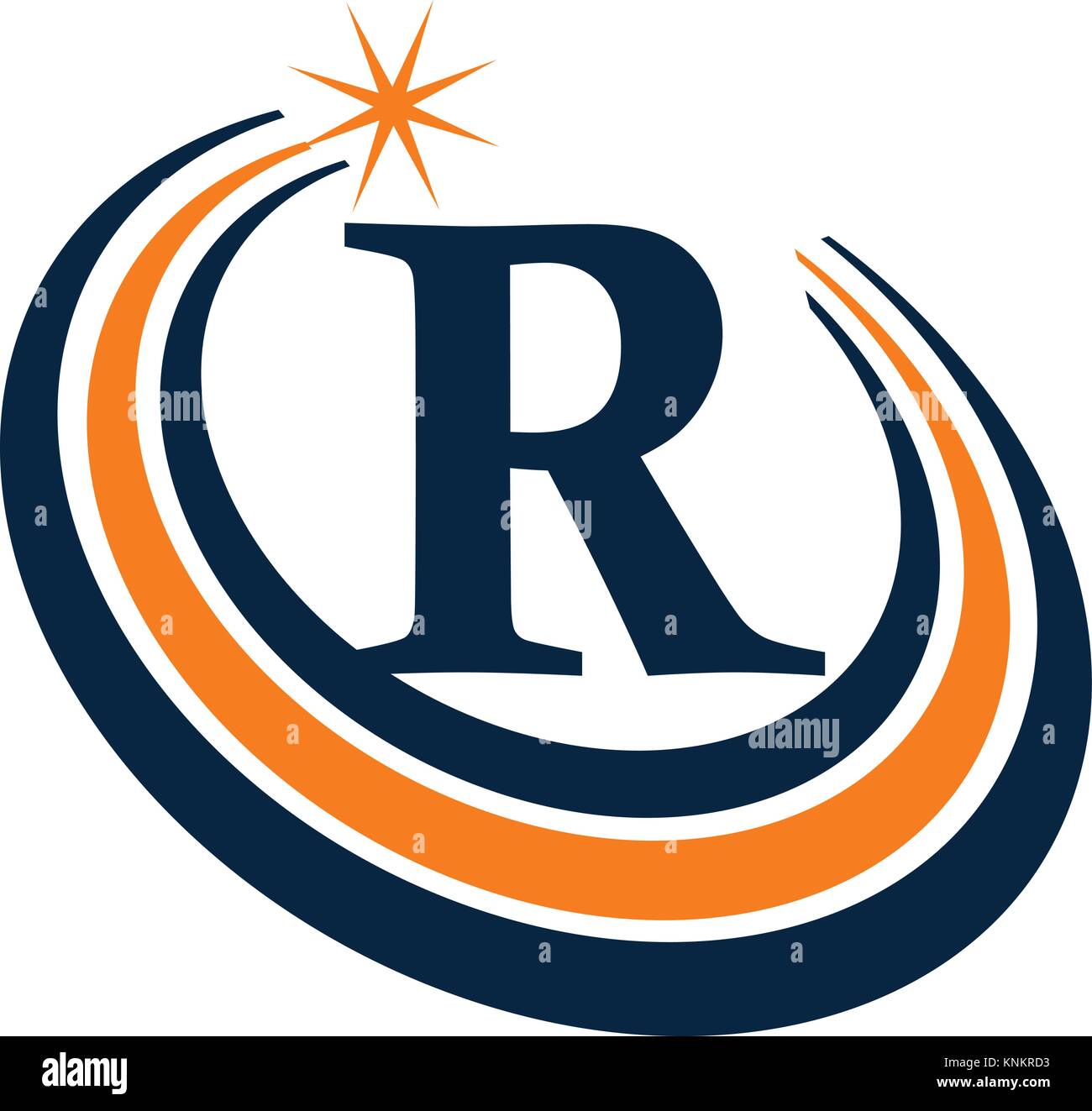 Modern Solution Letter R Stock Vector Image & Art - Alamy