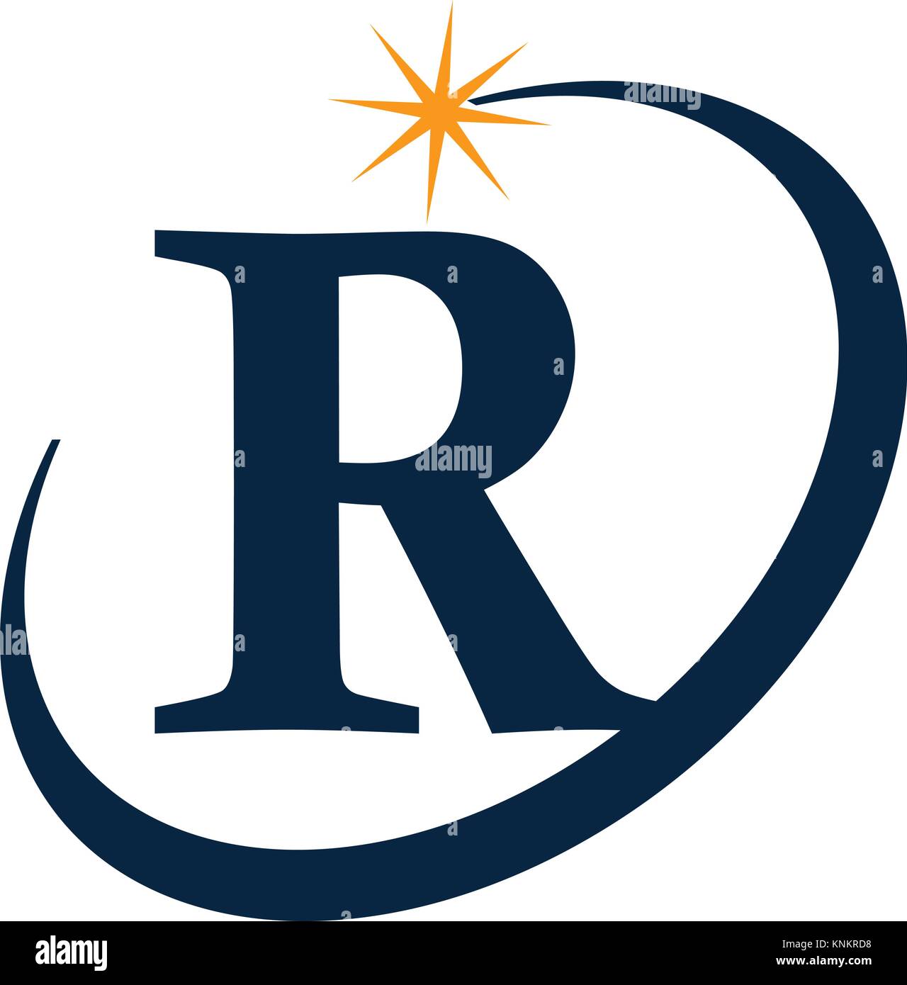 Modern Solution Letter R Stock Vector Image & Art - Alamy