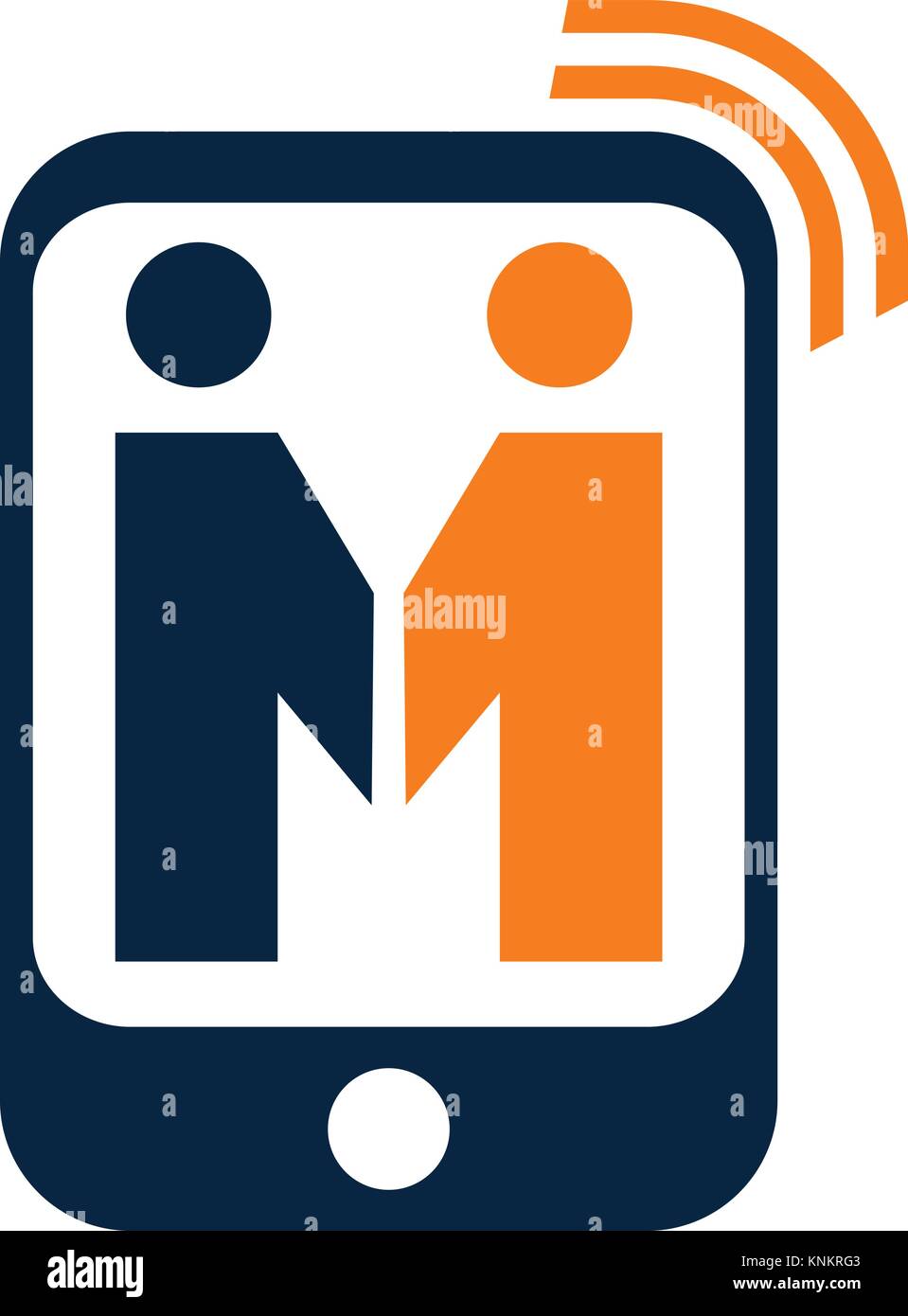 Mobile Group Relationship Stock Vector Image & Art - Alamy