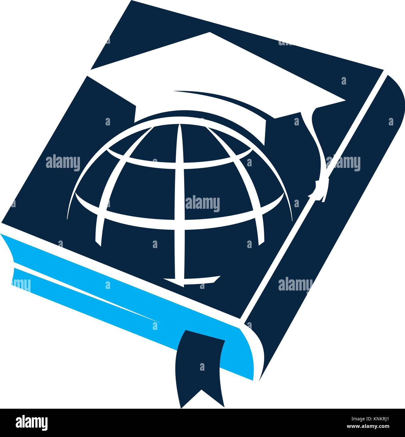 World globe graduation cap diploma Stock Vector Images - Alamy