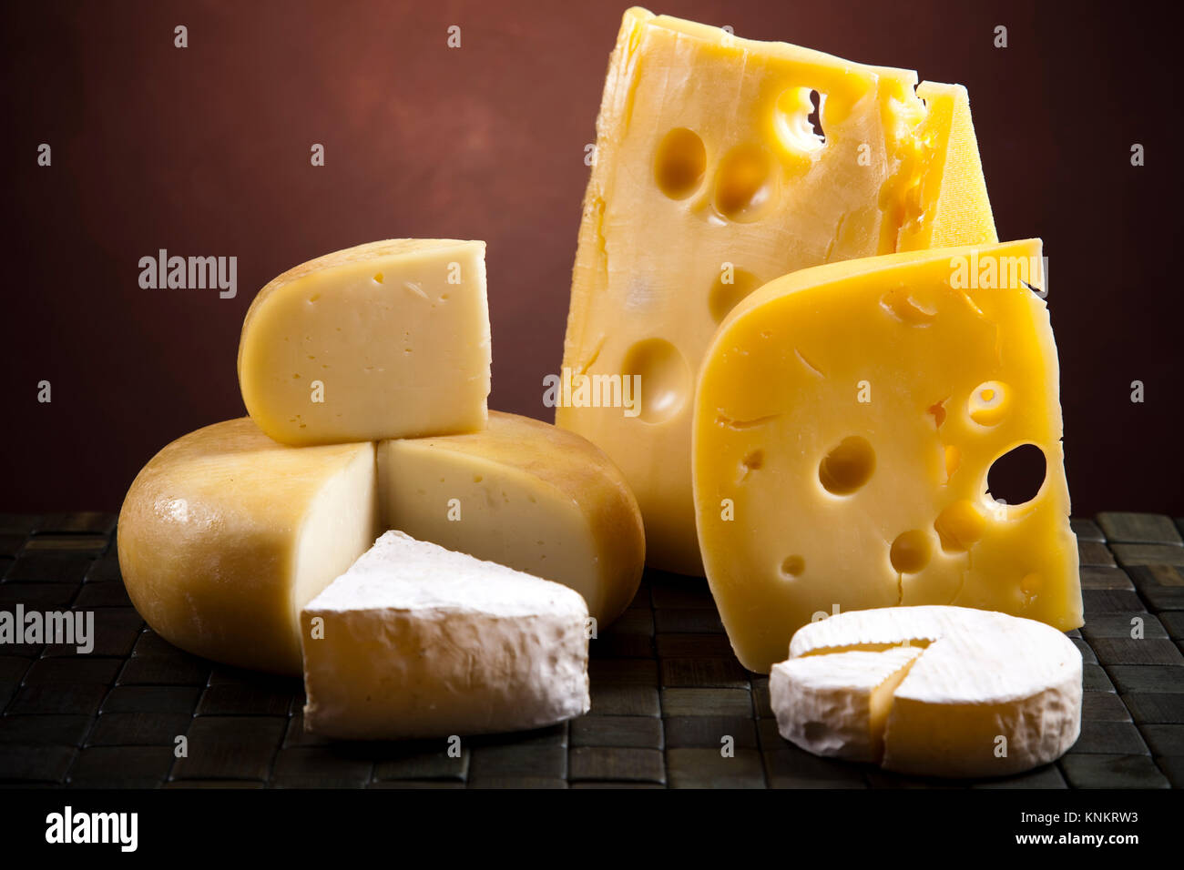 Background of fresh cheese, saturated ambient rural theme Stock Photo ...