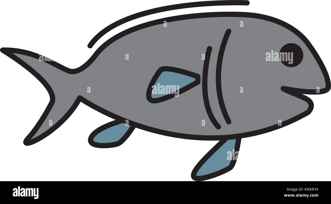 Fish seafood symbol Stock Vector Image & Art - Alamy