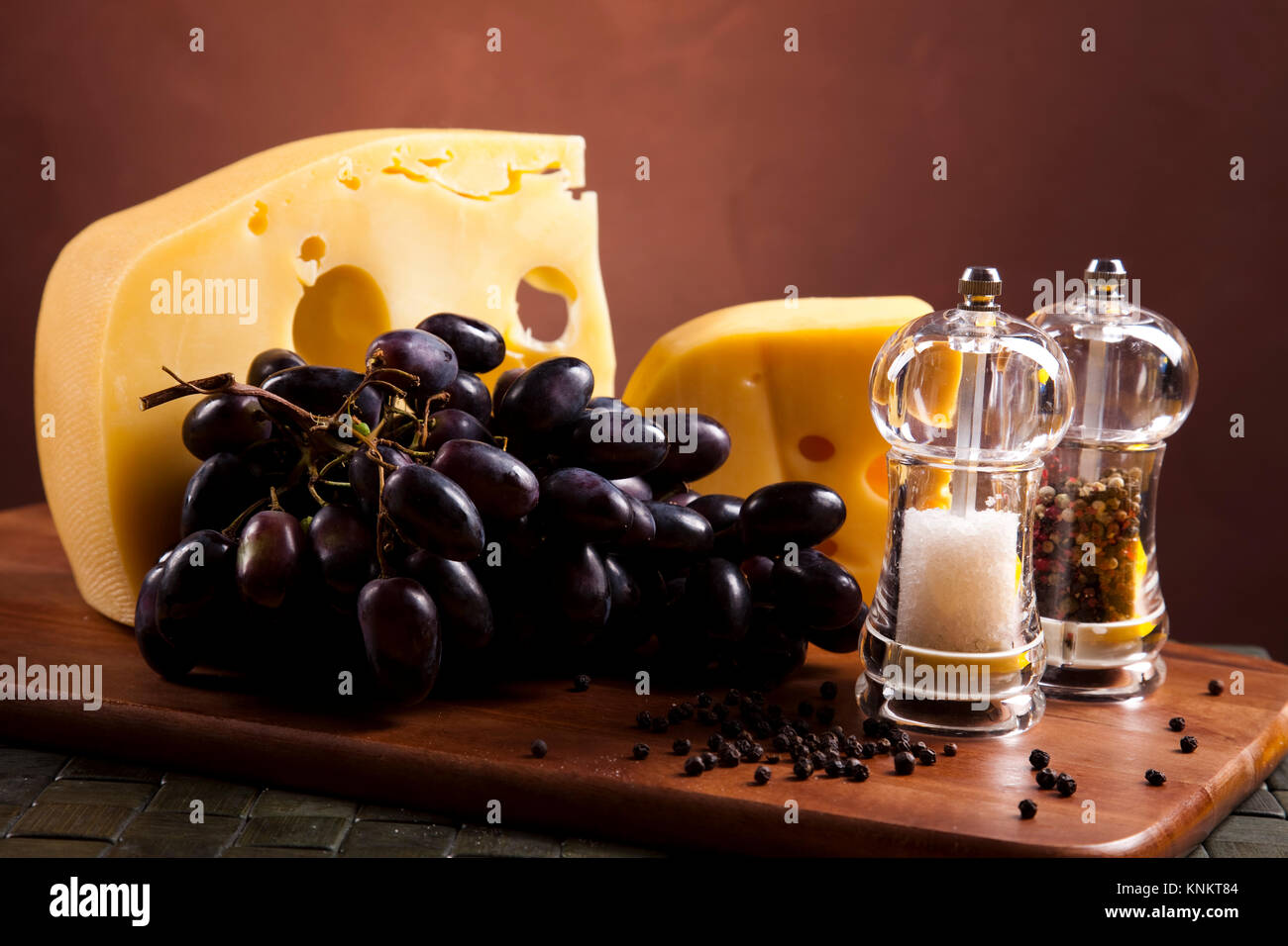 Cheese composition, saturated ambient rural theme Stock Photo - Alamy