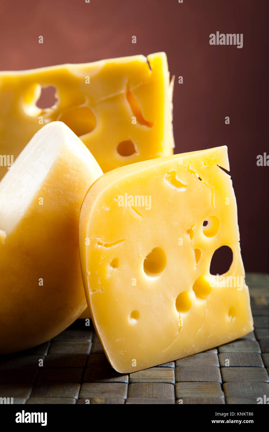 Cheese still life, saturated ambient rural theme Stock Photo - Alamy