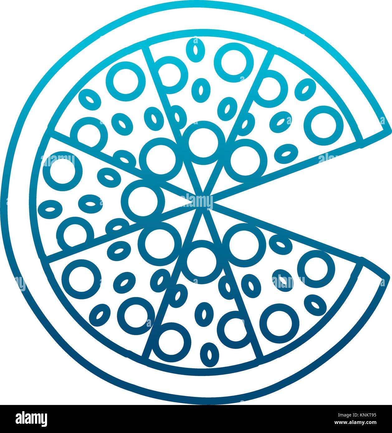 Big italian pizza symbol Stock Vector Image & Art - Alamy