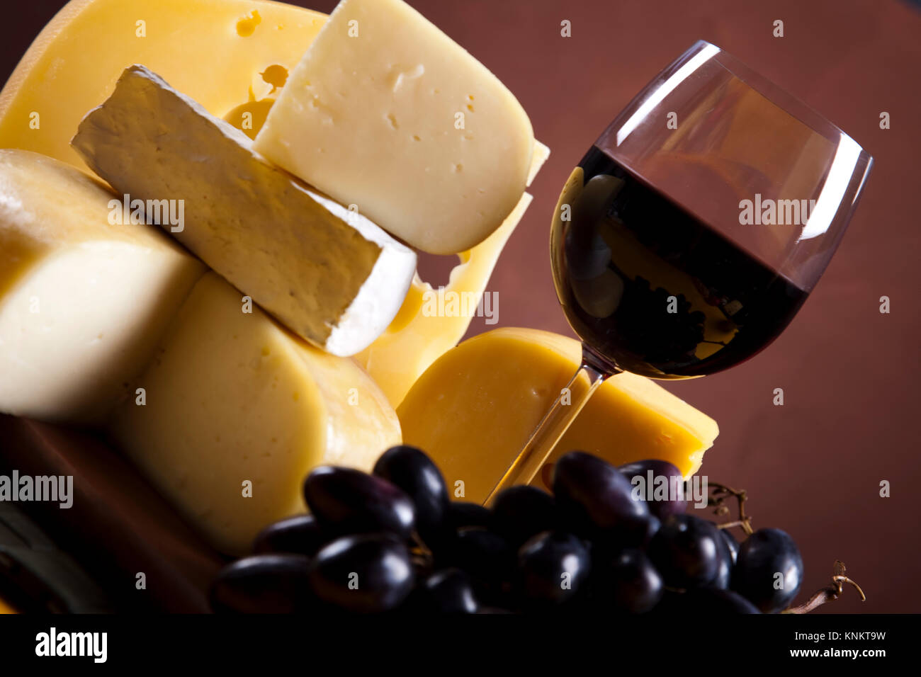 Cheese still life, saturated ambient rural theme Stock Photo - Alamy