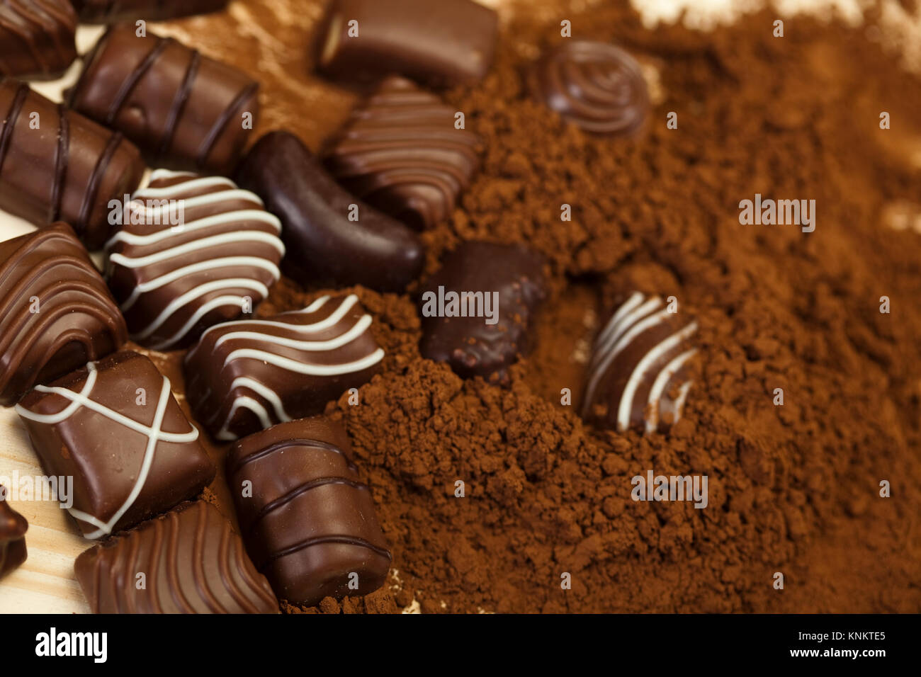 Chocolate and Nuts, vivid colors, natural tone Stock Photo - Alamy