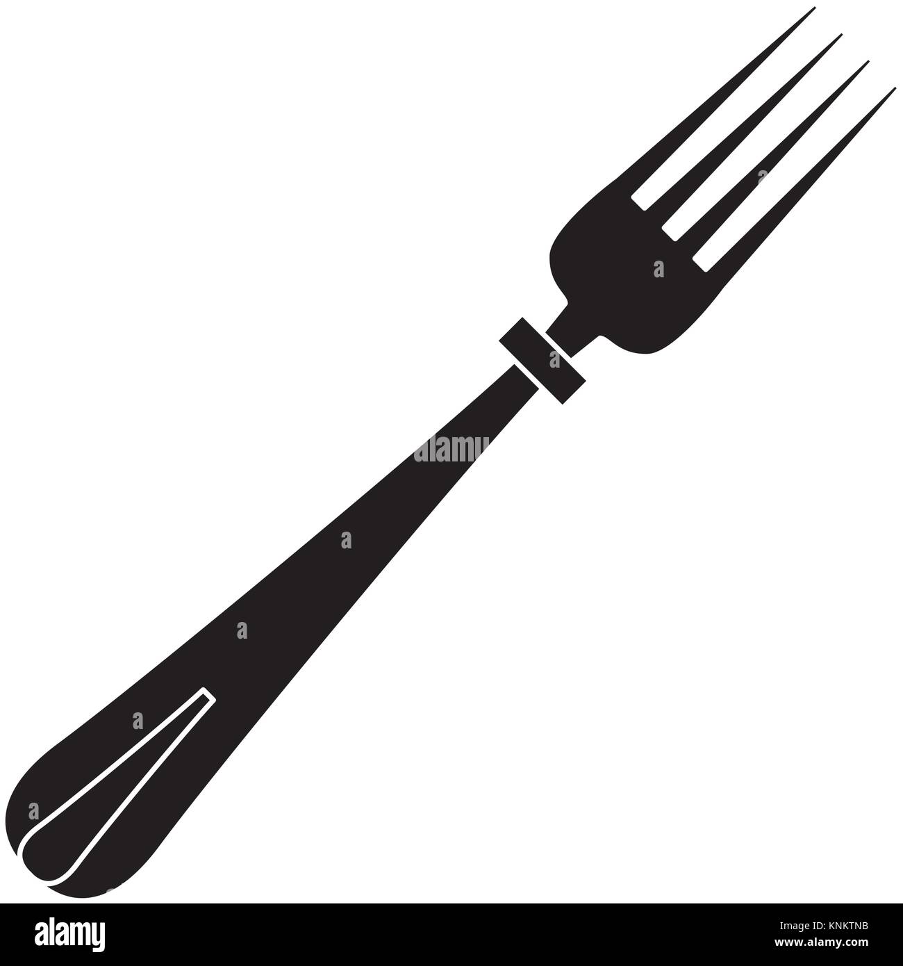 Fork cutlery symbol Stock Vector Image & Art - Alamy