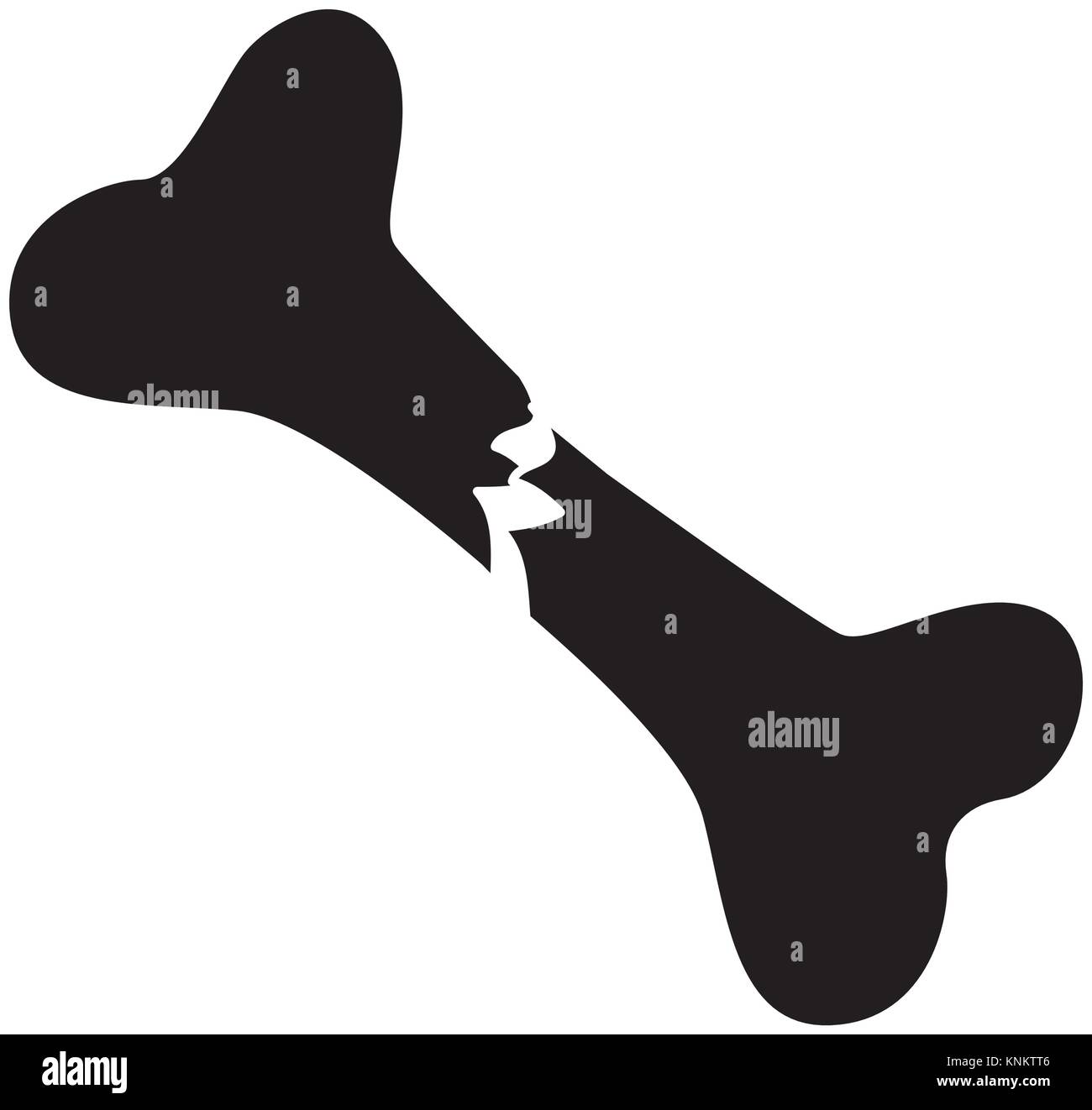 Broken bone symbol Stock Vector Image & Art - Alamy