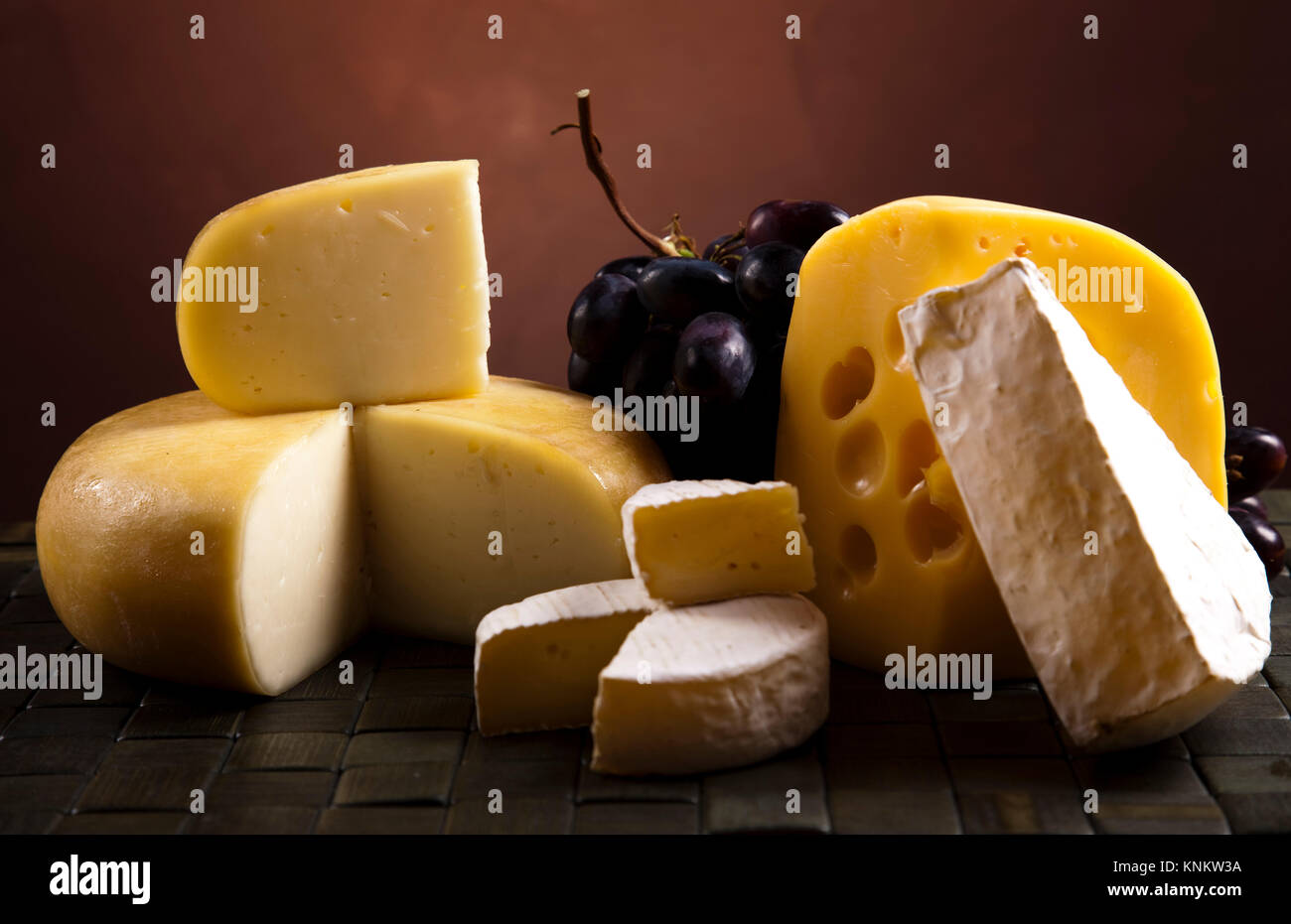 Fresh cheese, saturated ambient rural theme Stock Photo - Alamy