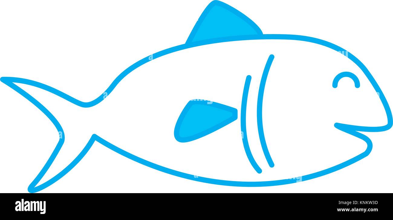 Fish seafood symbol Stock Vector Image & Art - Alamy