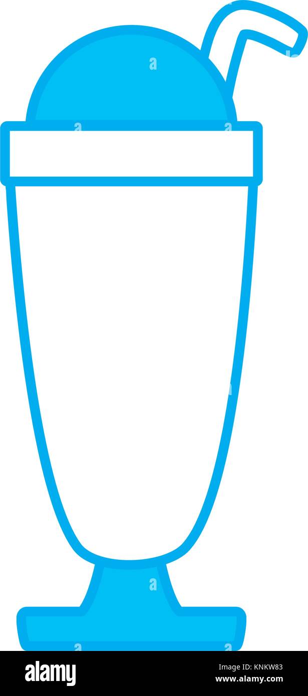 Milkshake ice cream drink Stock Vector Image & Art - Alamy