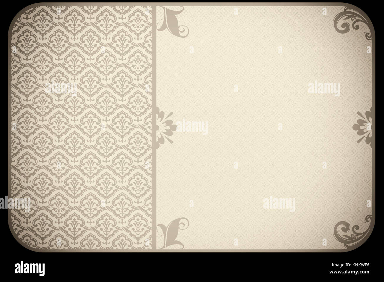 Elegant vintage background with old-fashioned patterns for the design ...