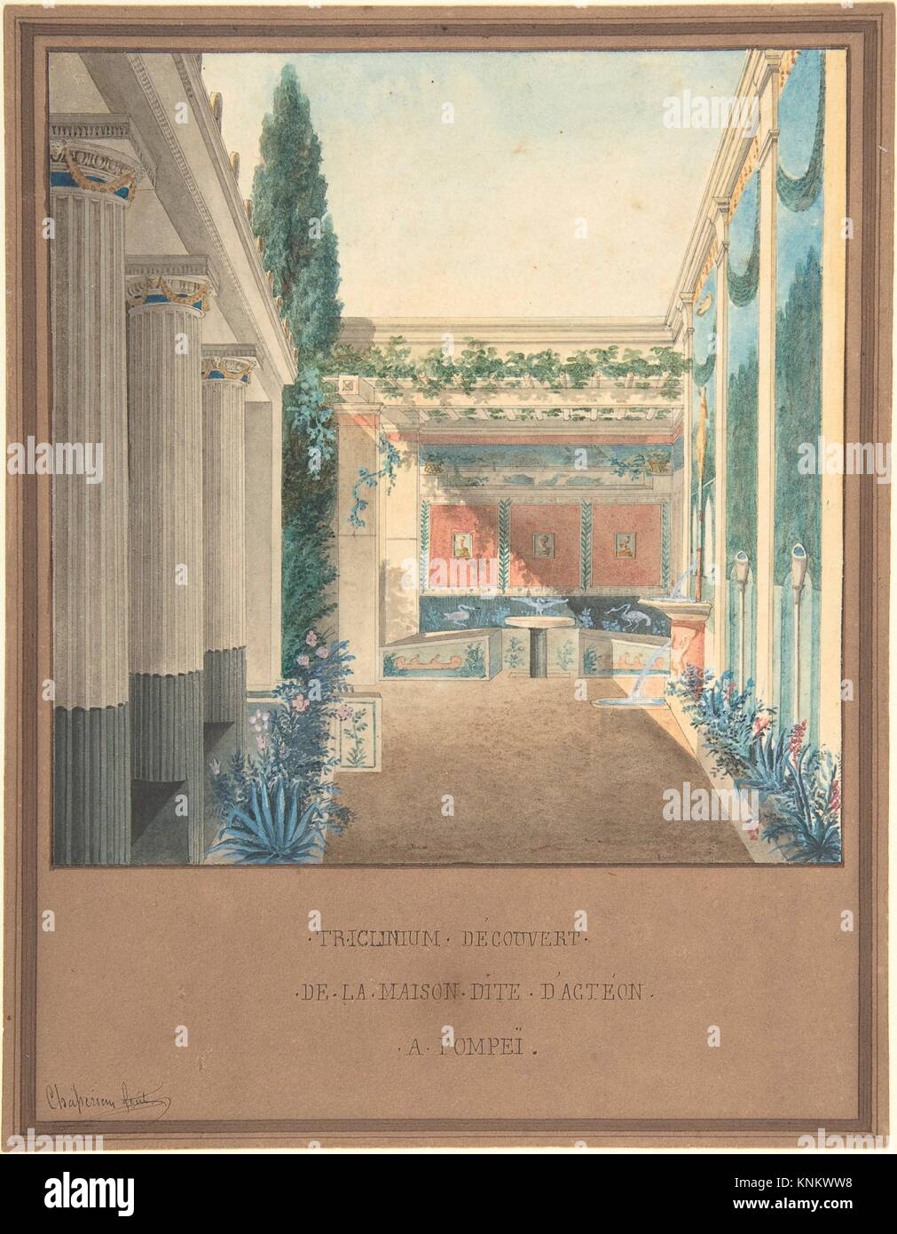 Triclinium 5 hi-res stock photography and images - Alamy