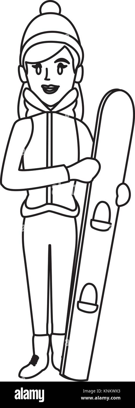 Young woman new clothes Black and White Stock Photos & Images - Alamy