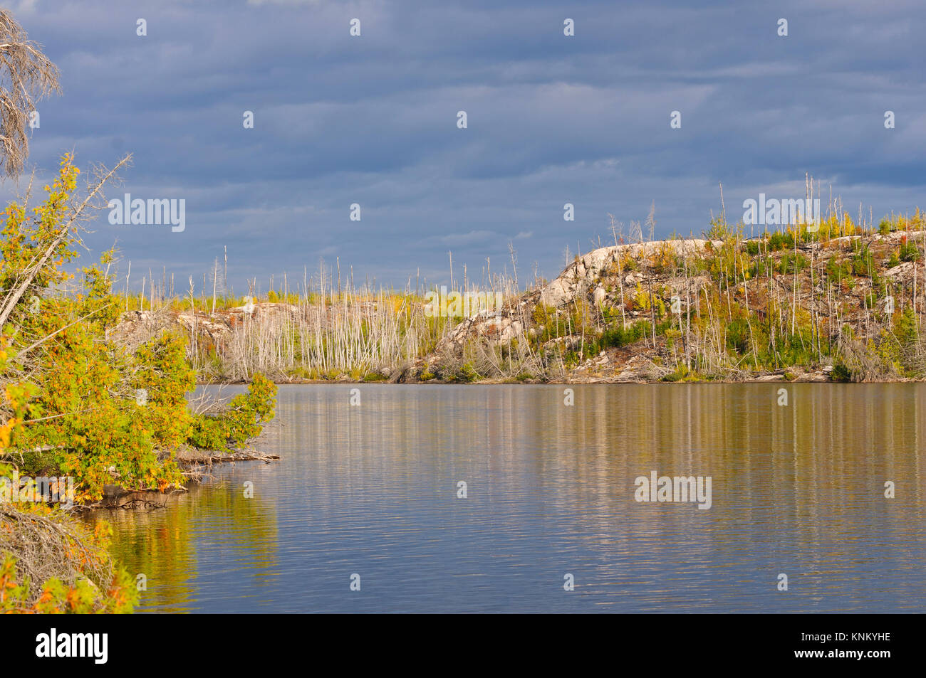 Alpine Lake in the Boundary Waters in Minnesota Stock Photo - Alamy