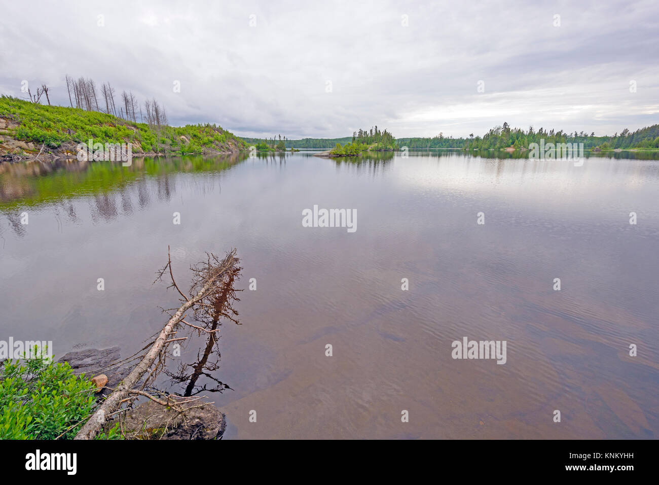 Long Island Lake in the Boundary Waters in Minnesota Stock Photo - Alamy