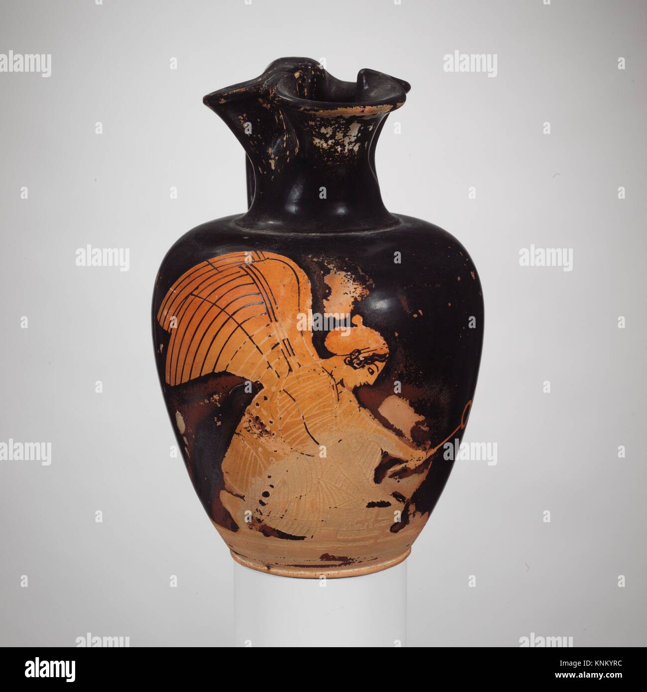 Terracotta Oinochoe Jug Period Classical Date Ca 470 460 B C